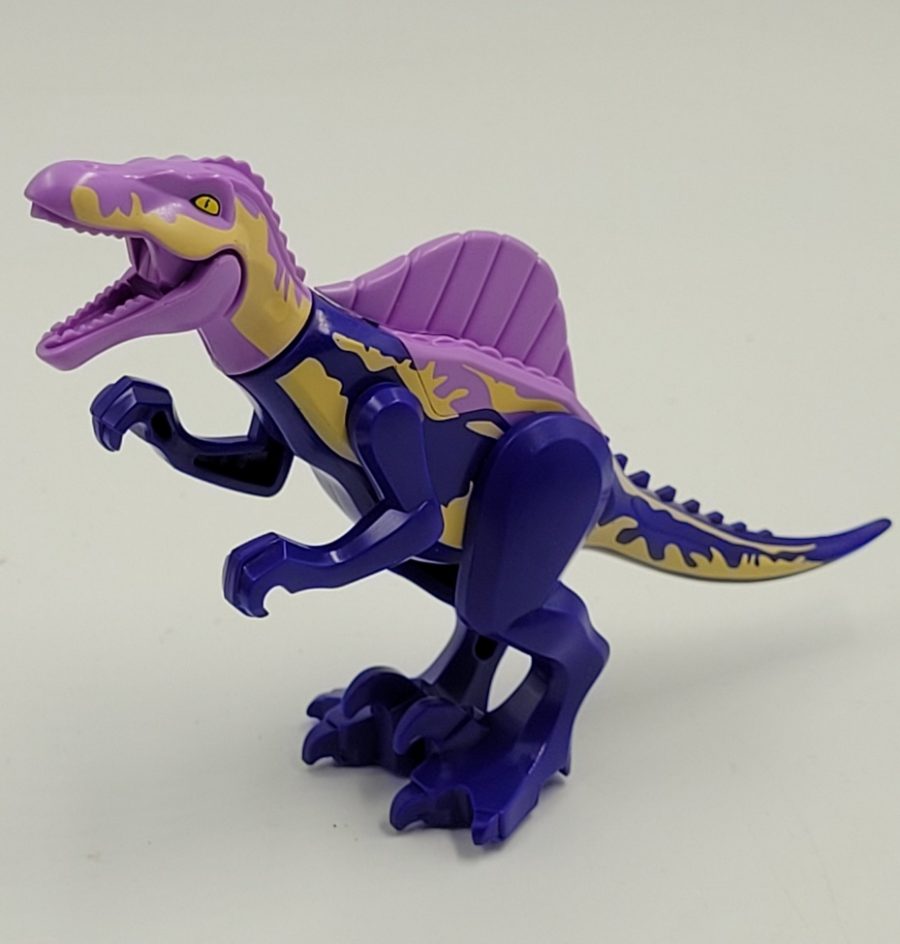 Spinosaurus (Purple/Blue) Small Dinosaur Building Block - Xpress ...
