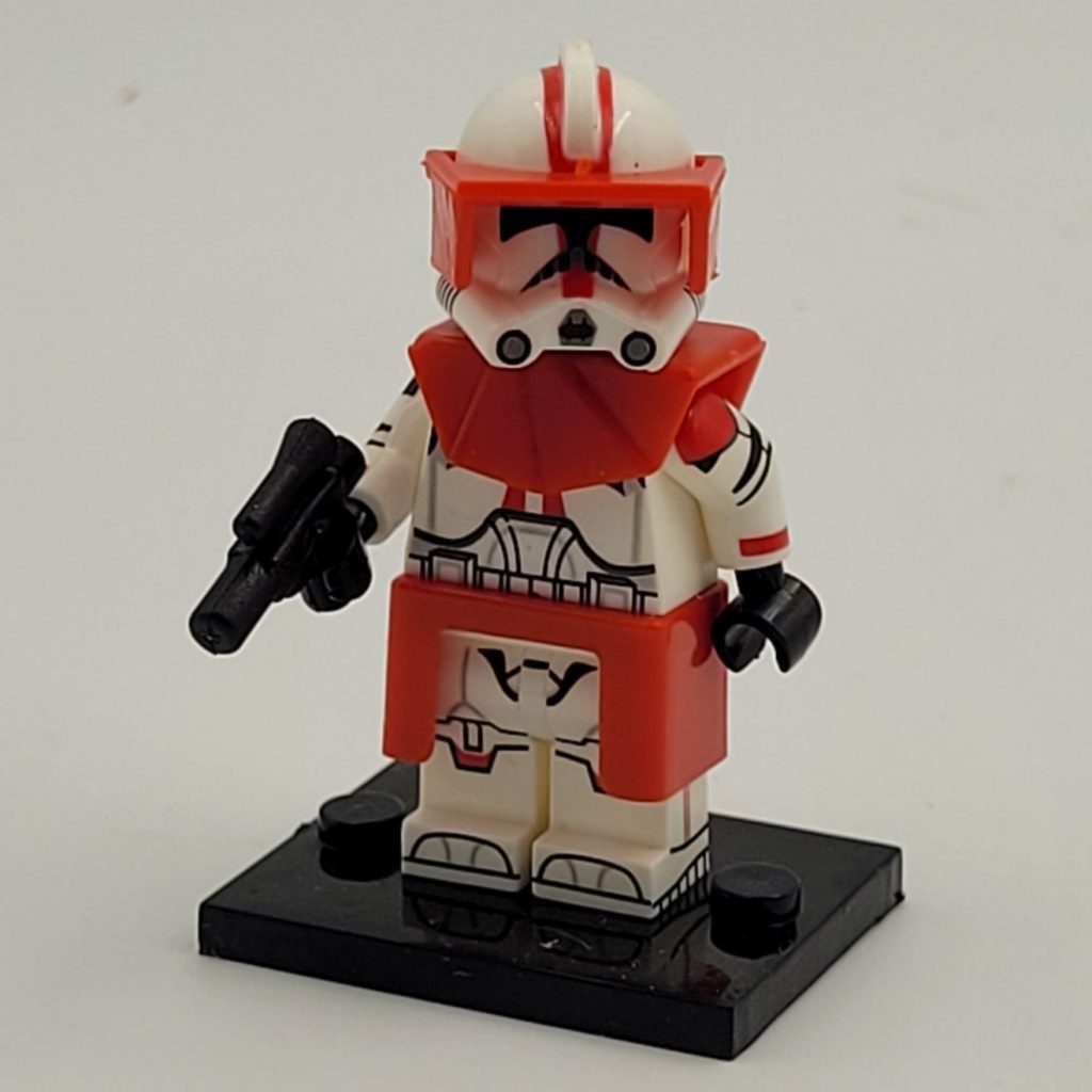 ARC Clone Trooper Commander (Red) Minifigure Building Block - Xpress ...