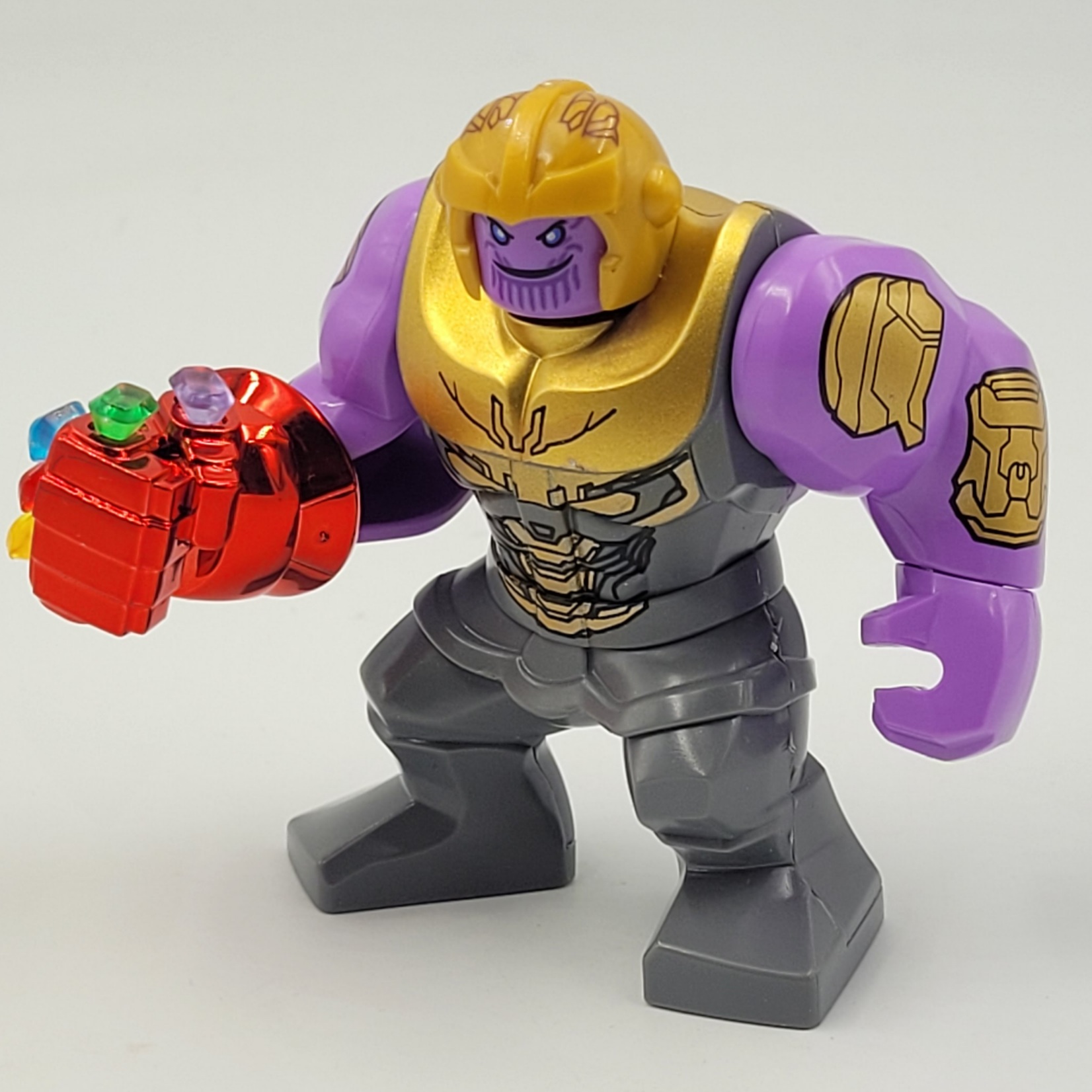 Thanos (Chrome Nano Gauntlet) Minifigure Building Block - Xpress ...