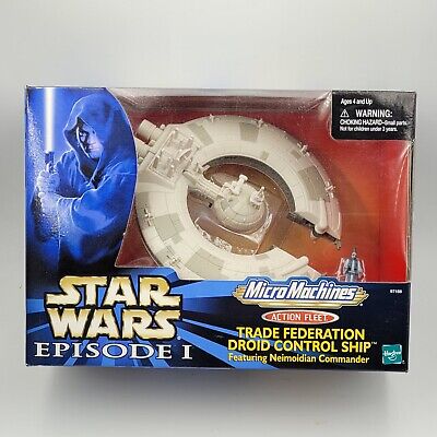Star Wars Micro Machine Action Fleet Trade Federation Droid Control ...