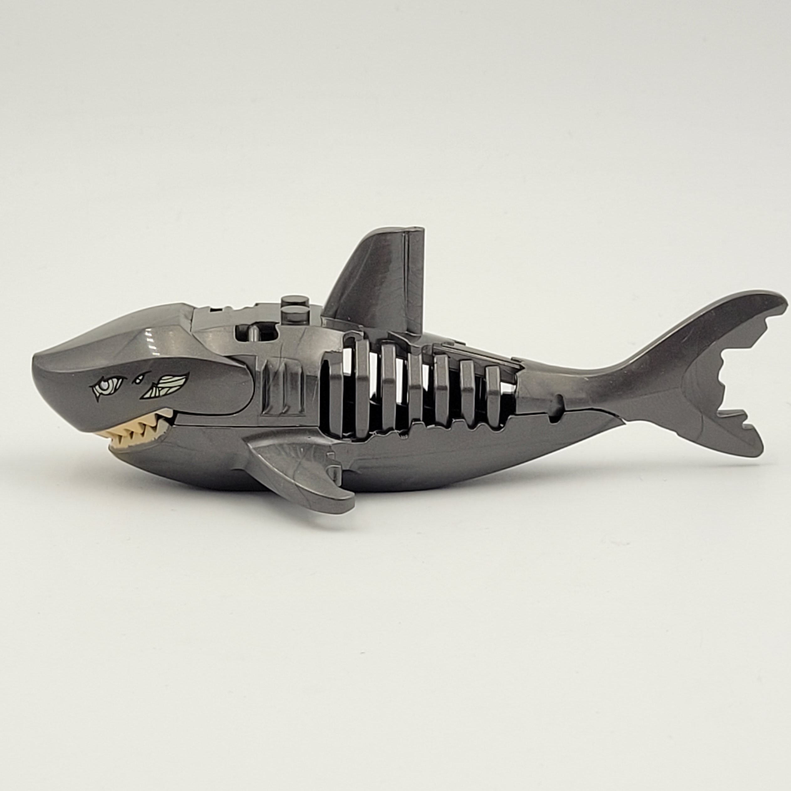 Grey Zombie Shark Minifigure Building Block - Xpress Collectables ...