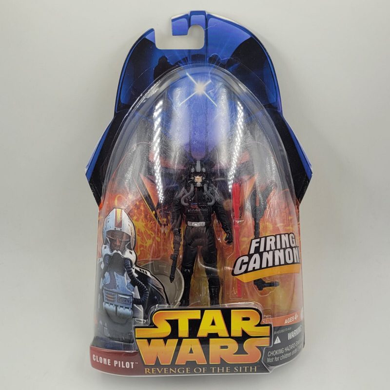 Star Wars Revenge of the Sith Black Stealth Clone Pilot Variant (ROTS ...