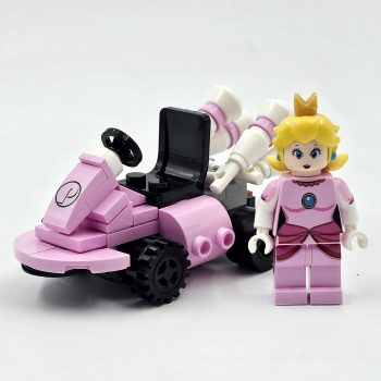 Princess Peach & Kart (Super Mario Bros) Minifigure Building Block
