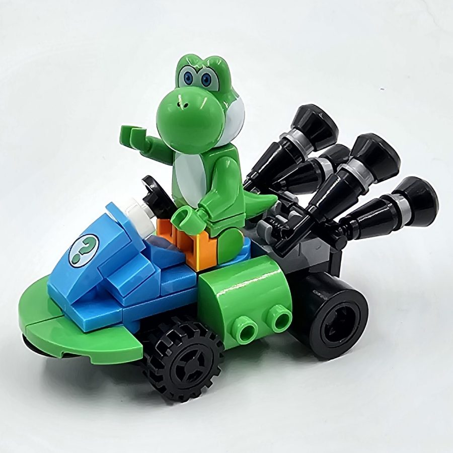 Yoshi & Kart (Super Mario Bros) Minifigure Building Block - Xpress ...