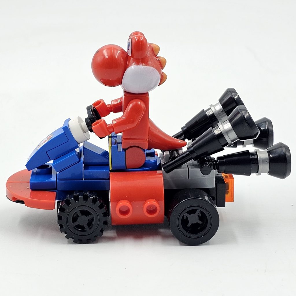 Dash Red Yoshi & Kart (Super Mario Bros) Minifigure Building Block