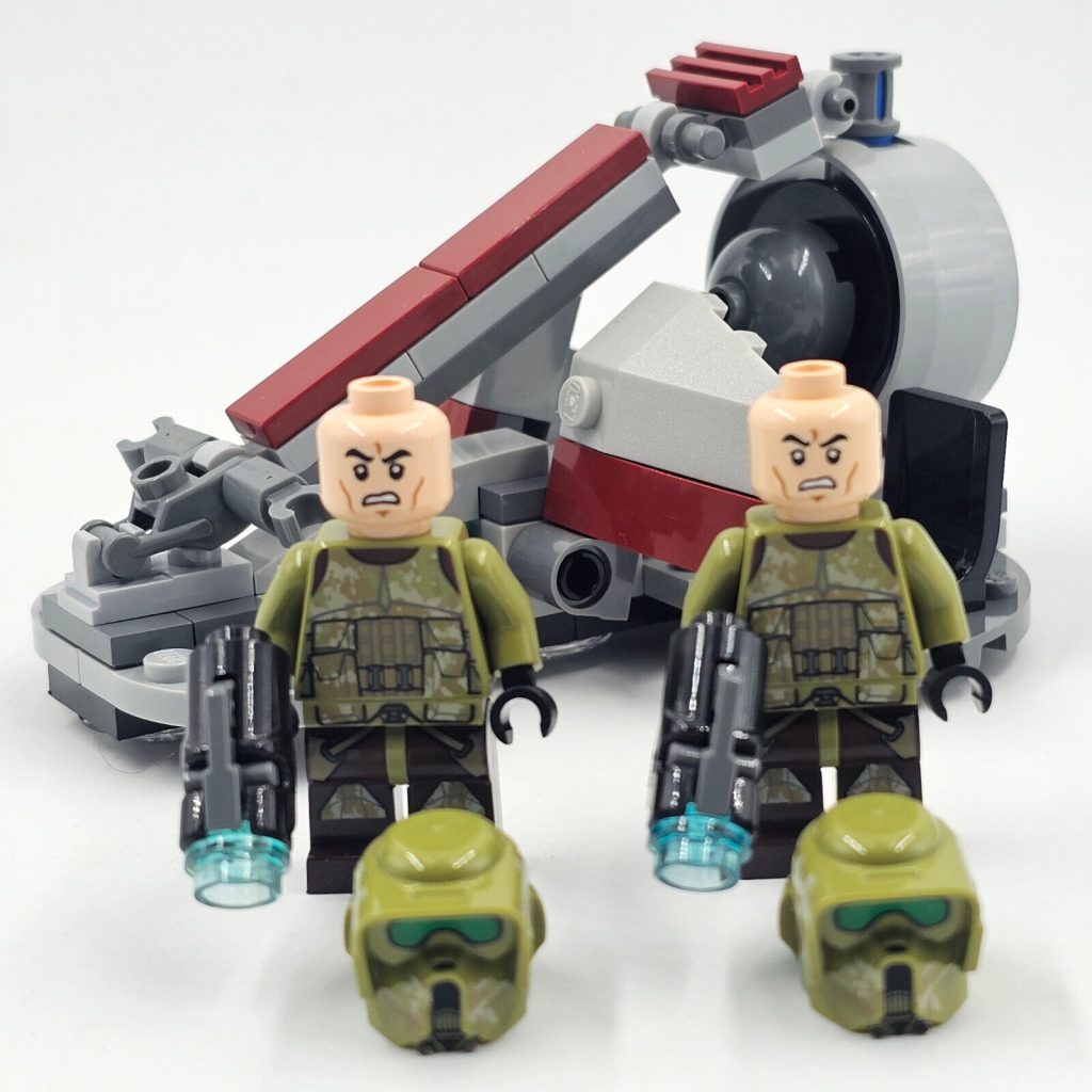 Star Wars Loose Lego 75035 Kashyyyk Scout Troopers with Swamp Speeder ...