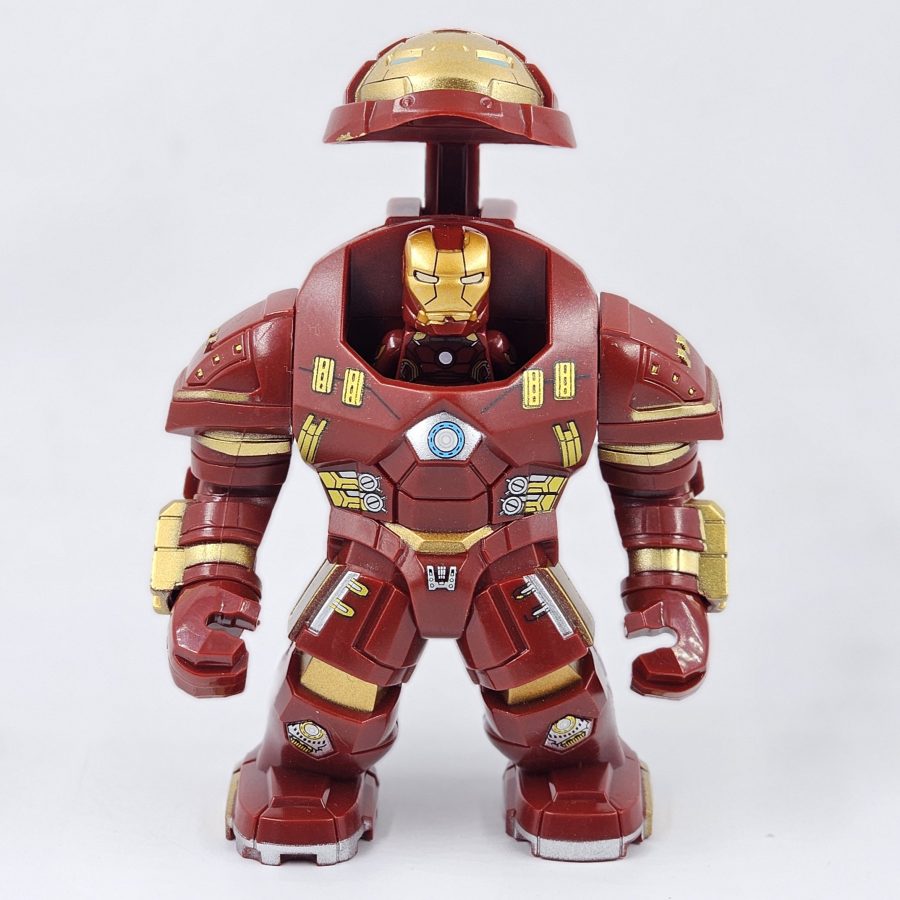 Hulkbuster with Iron Man Minifigure Building Block (BigFig)