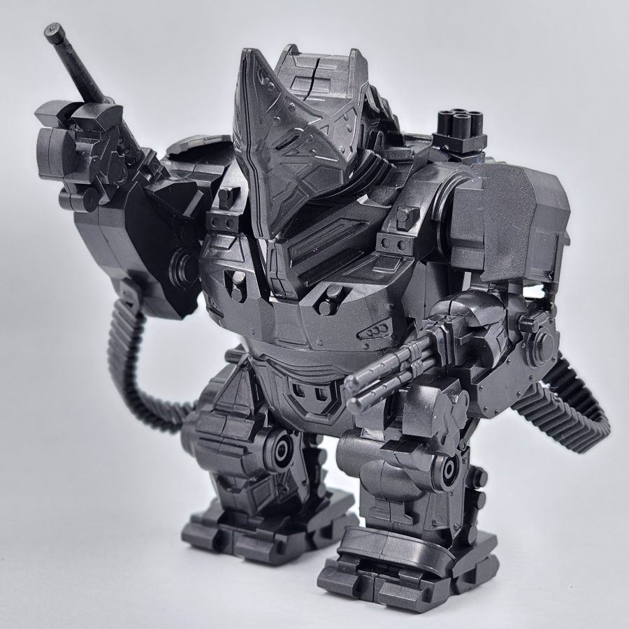Rhino with Aleksei Sytsevich Minifigure Building Block (BigFig)