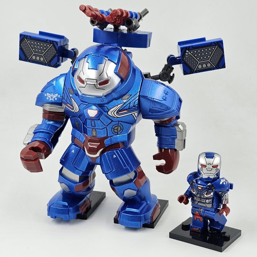 Iron Patriot Hulkbuster with Minifigure Building Block (BigFig)