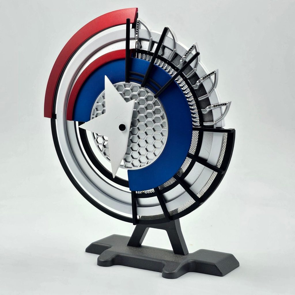 Hot Toys 1:6 12" inch Scale Captain America Prototype Shield Tony Stark ...