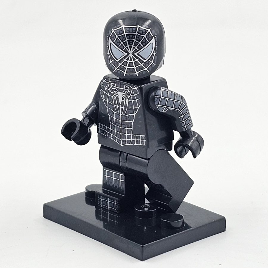 Spider-Man (Black Symbiote Suit) Minifigure Building Block