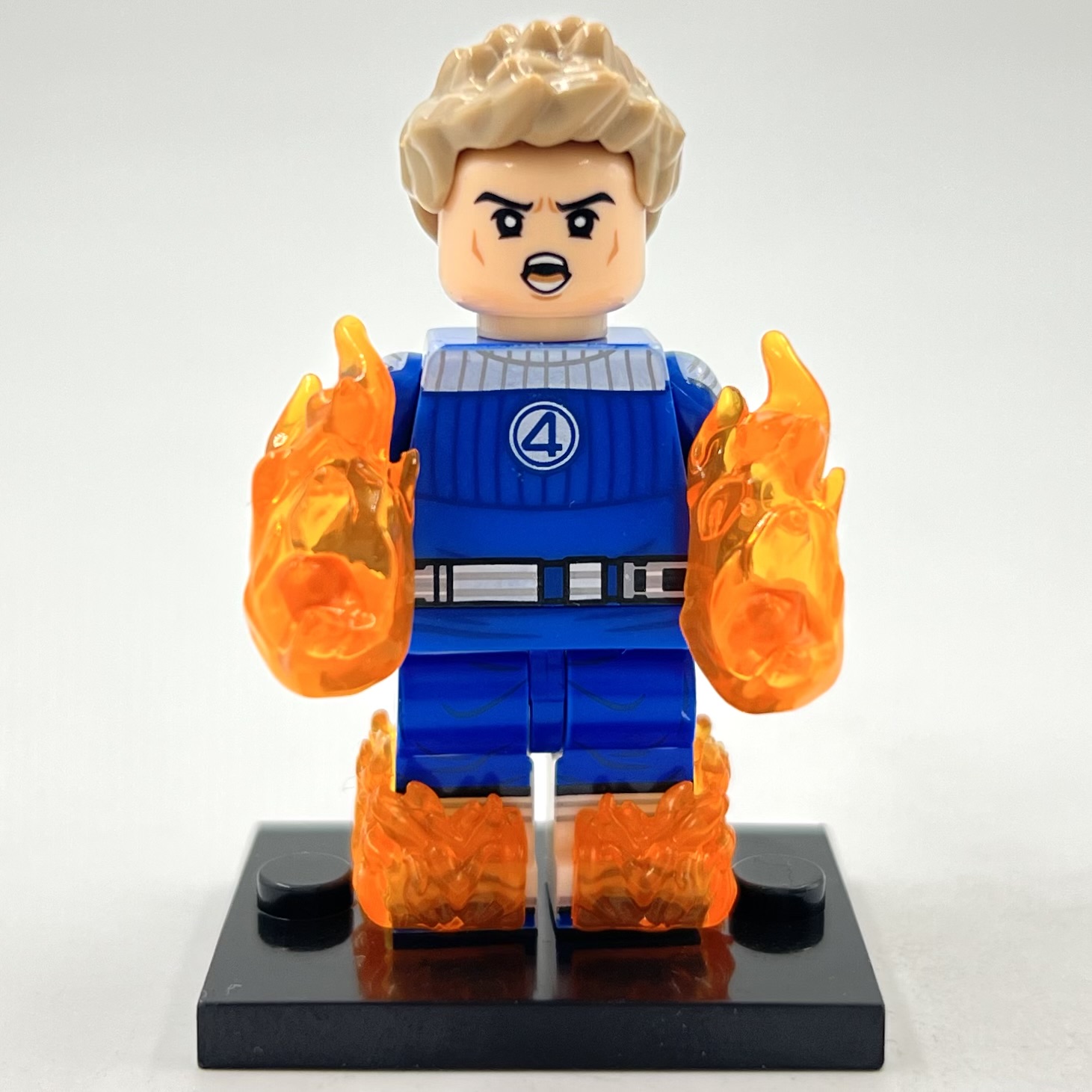 Marvel Fantastic 4 (First Steps) Johnny Storm Human Torch Minifigure ...